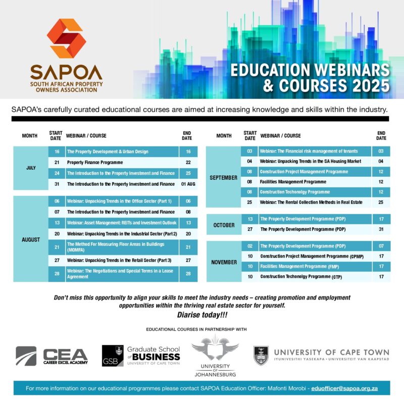 Education Courses - Sapoa